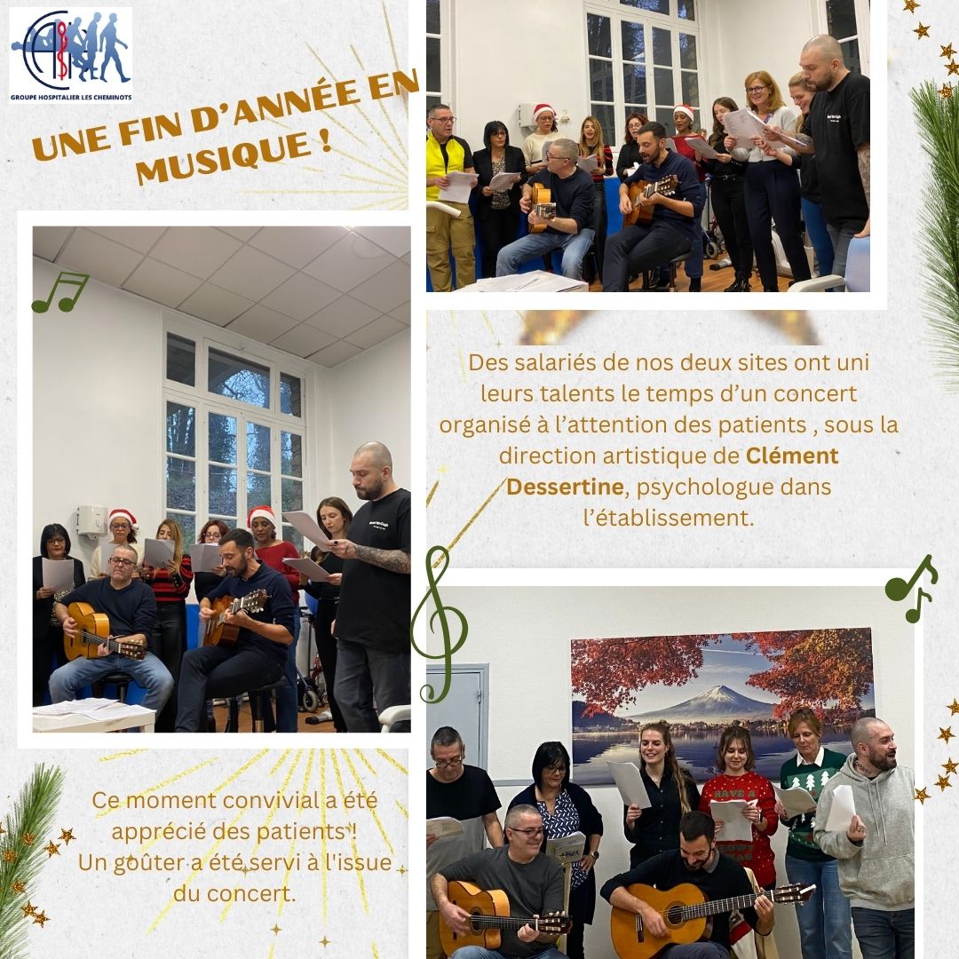 Fin d'année en musique ! - Groupe Hospitalier Les Cheminots